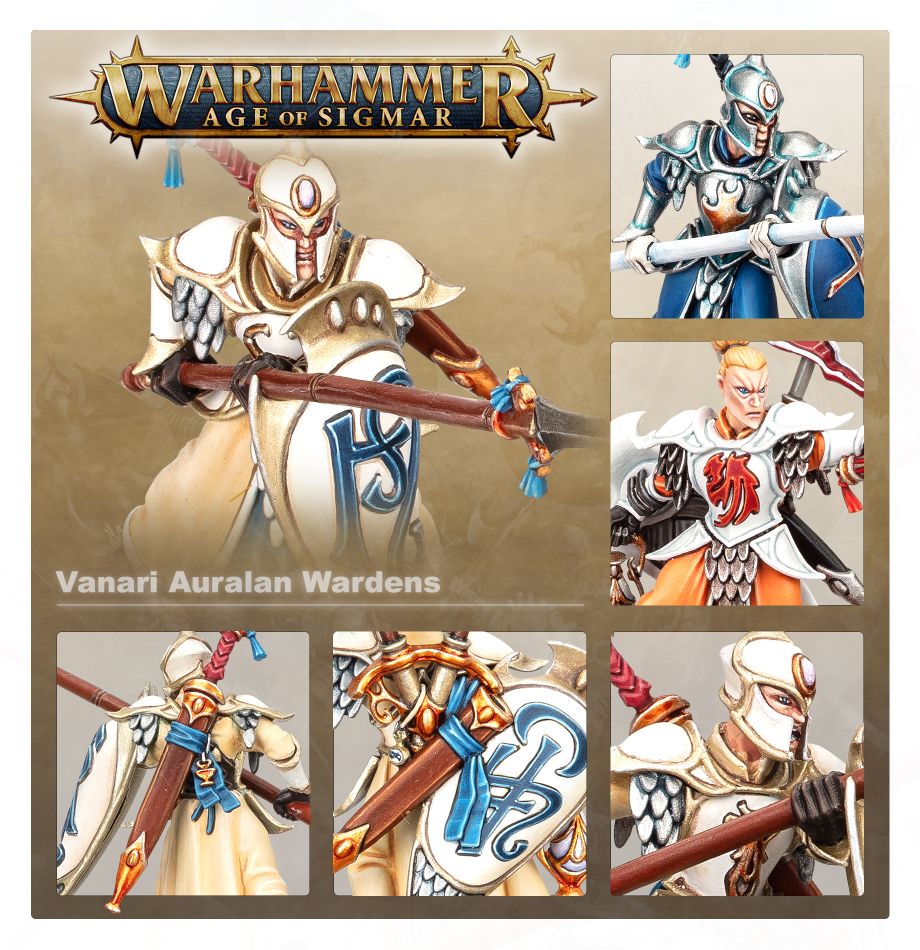 Lumineth Real-Lords Vanari Auralan Wardens 87-59 Age of Sigmar ...