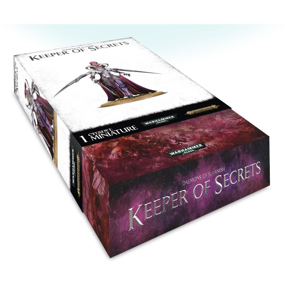 Daemons of Slaanesh Keeper of Secrets Age of Sigmar Warhammer 40000 ...
