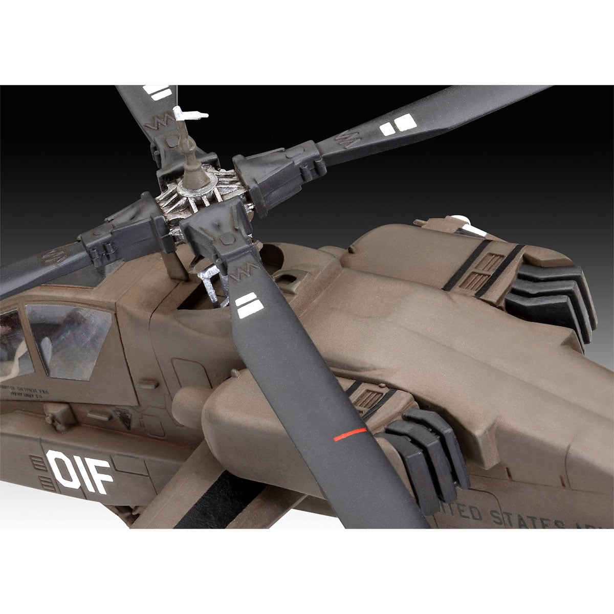 Revell AH-64A Apache Helicopter 1/72 Scale RVG 63824 Model Set • Canada ...