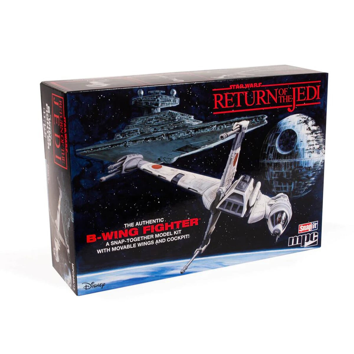 MPC B-Wing Fighter Star Wars Return of the Jedi Snap 1/94 Scale MPC949 ...