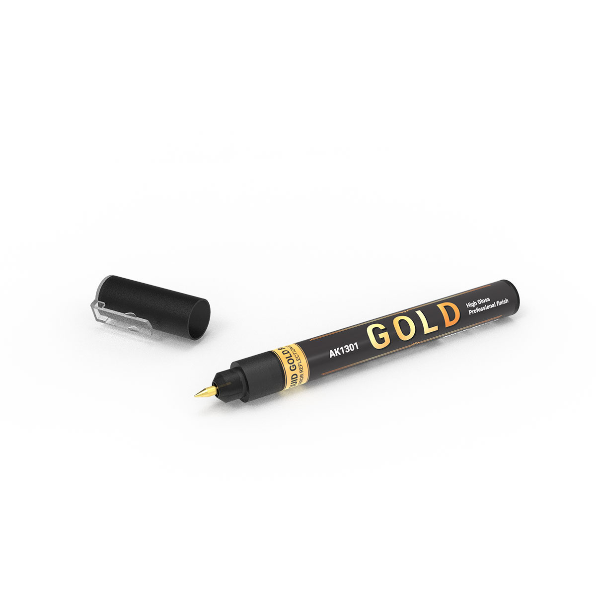 AK Interactive Gold Metallic Liquid Marker Fine Tip 1.0mm AKI 1301 ...