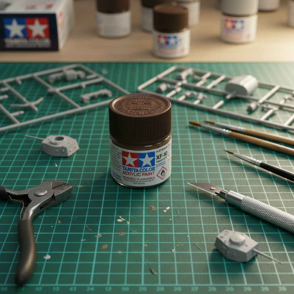 Tamiya Acrylic Paints XF10 X-F10 81710 Flat Brown