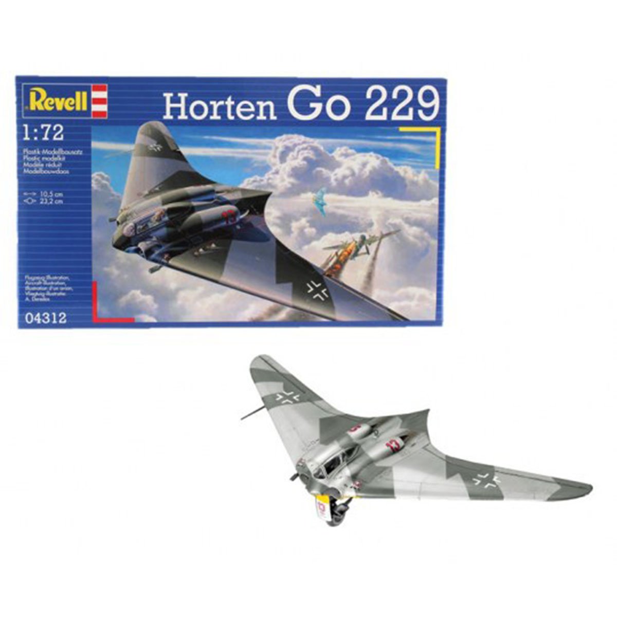 Revell Horten Go 229 1/72 Scale RVG 04312 • Canada's largest selection of model paints, kits ...