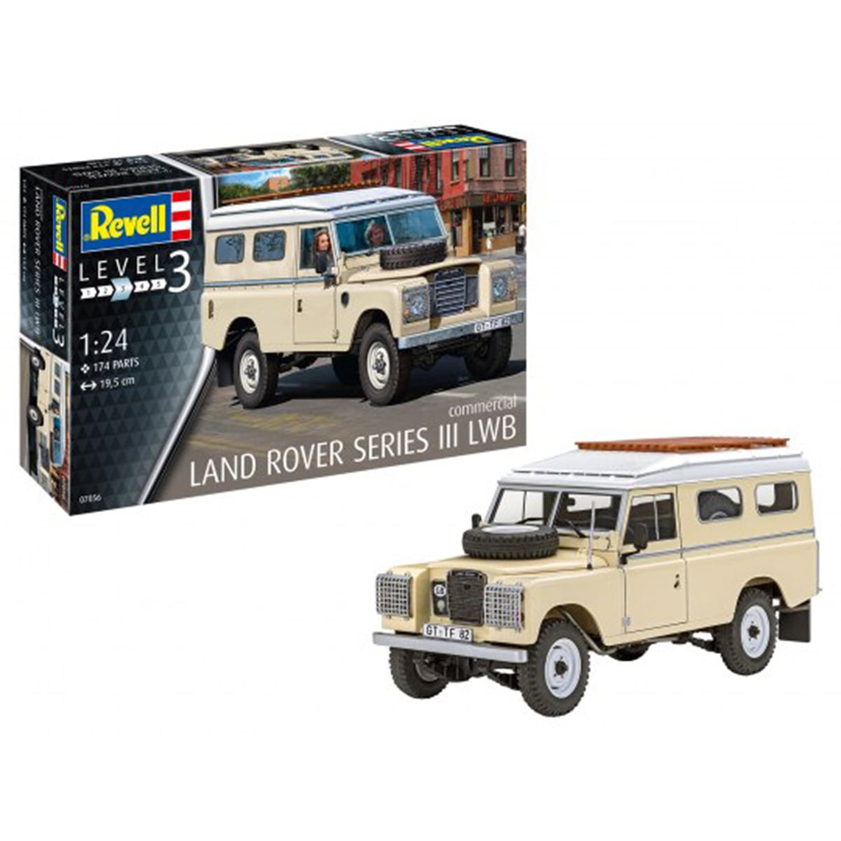 Revell Land Rover Series III LWB Commercial Version 1/24 Scale RVG ...
