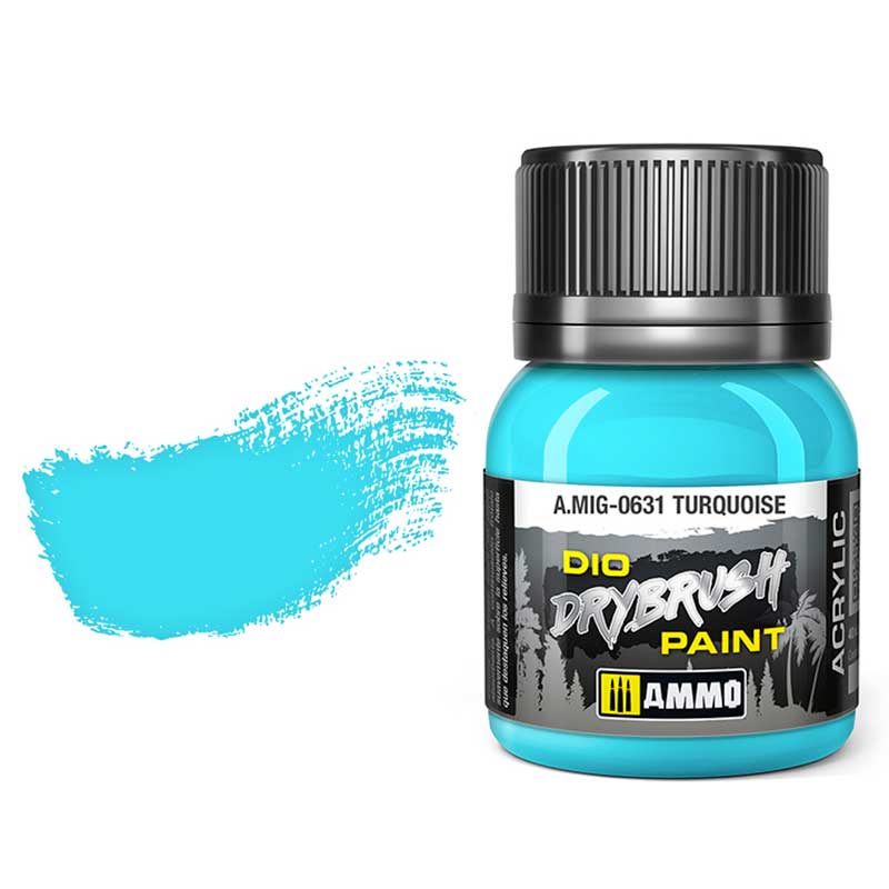 Ammo by Mig Dio Drybrush Turquoise AMIG0631 • Canada's largest ...