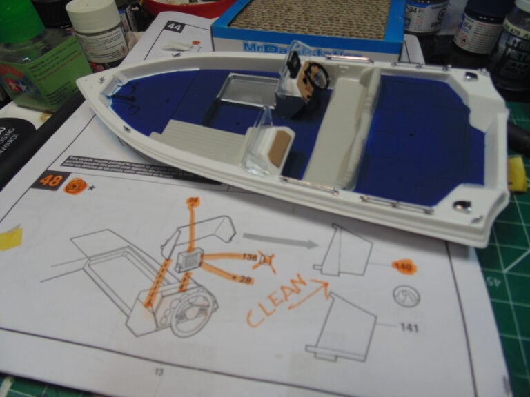 Revell 1980 Ford Bronco Bass Boat and Trailer Set Build Final Part 6 ...