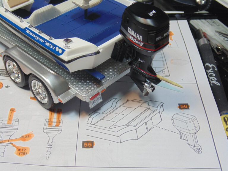 Revell 1980 Ford Bronco Bass Boat and Trailer Set Build Final Part 6 ...