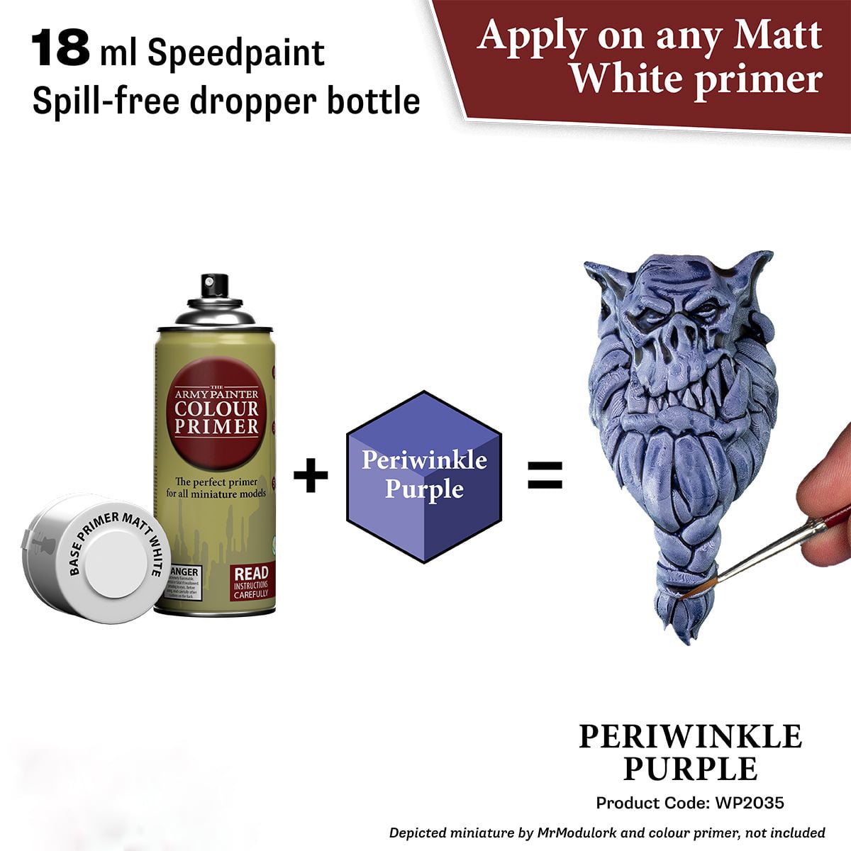 The Army Painter Speedpaint Periwinkle Purple 18ml WP2035 • Canada's ...