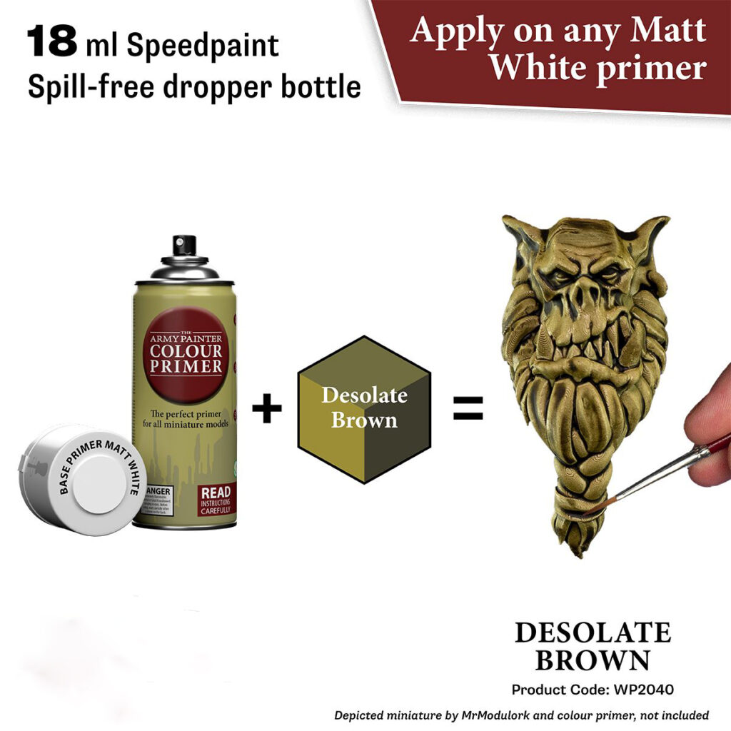 The Army Painter Speedpaint Desolate Brown 18ml WP2040 • Canada's ...