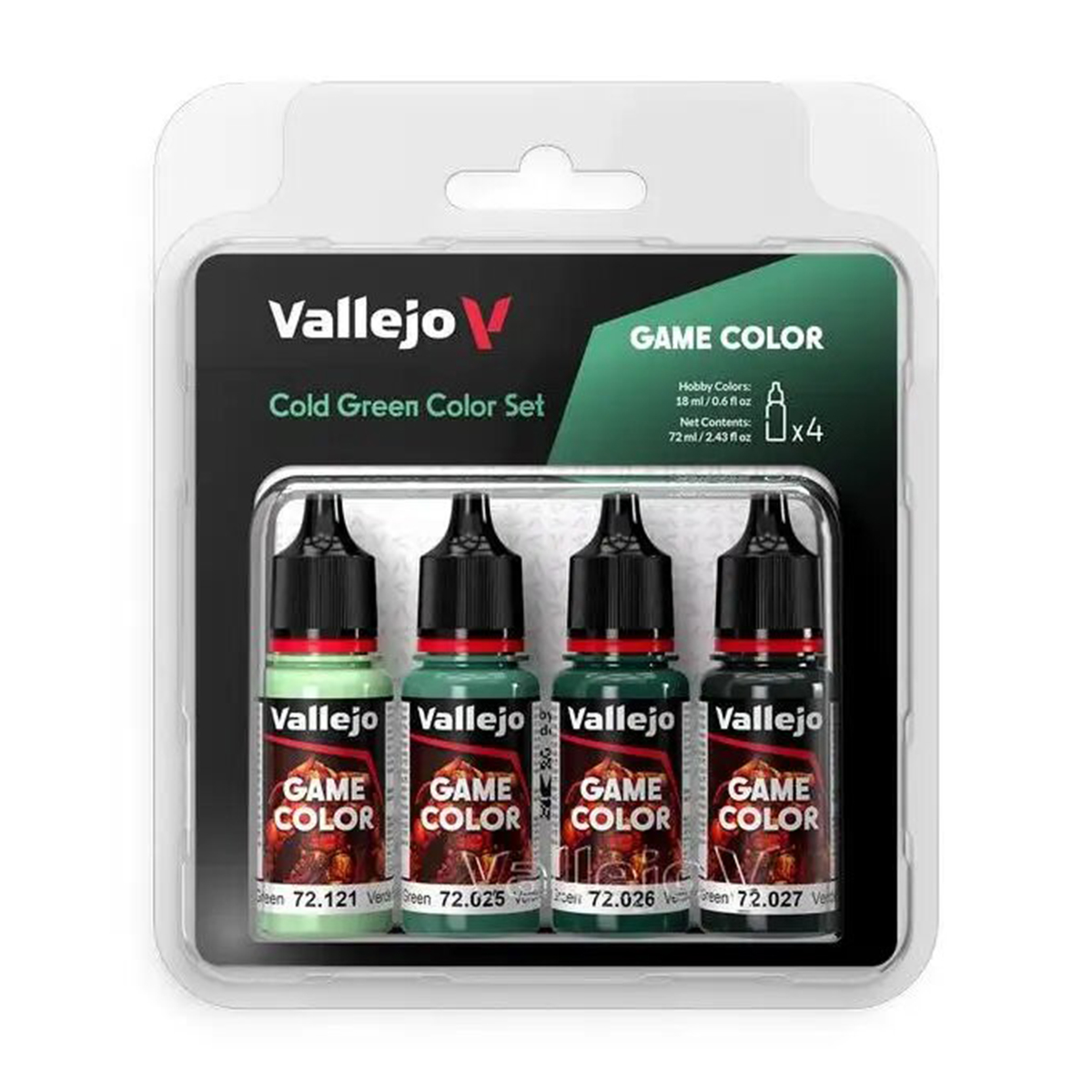 Vallejo Game Color Cold Green Color Set of 4 VAL 72383 • Canada's ...