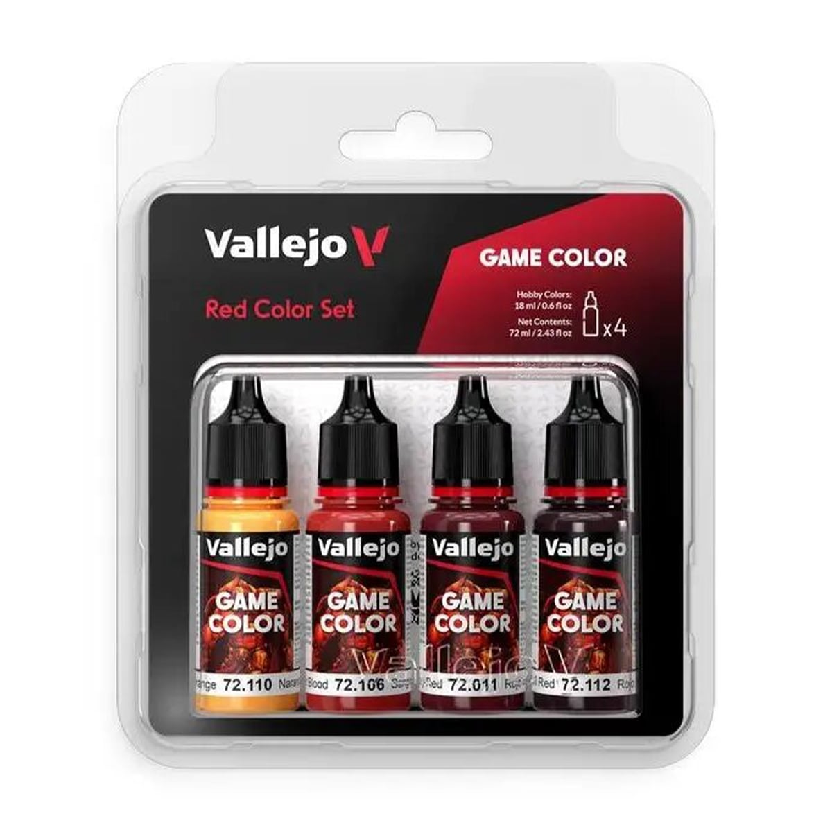Vallejo Game Color Red Color Set of 4 VAL 72377 • Canada's largest ...