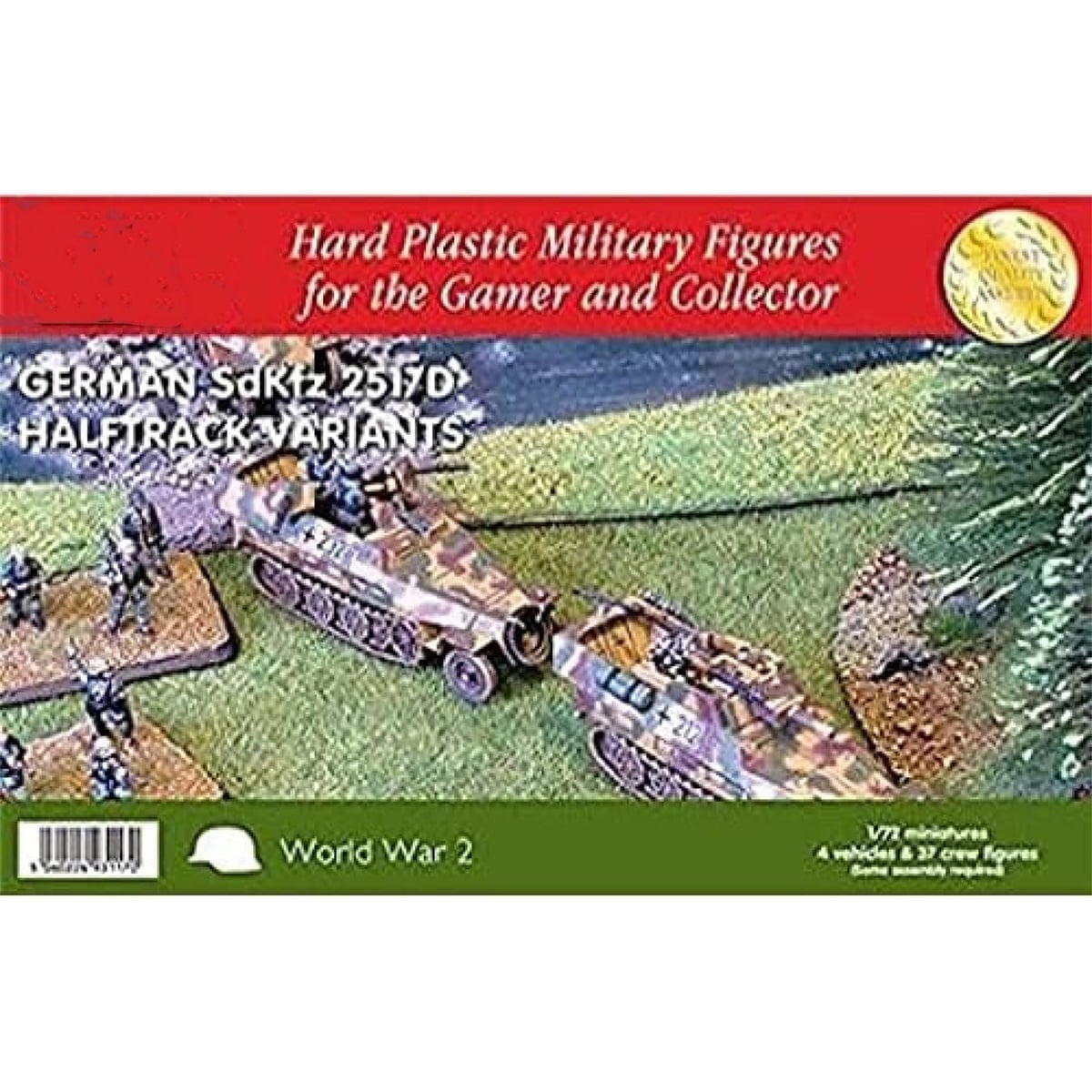 Plastic Soldier Company German SdKfz 251/D Halftrack Variants Set of 4 ...