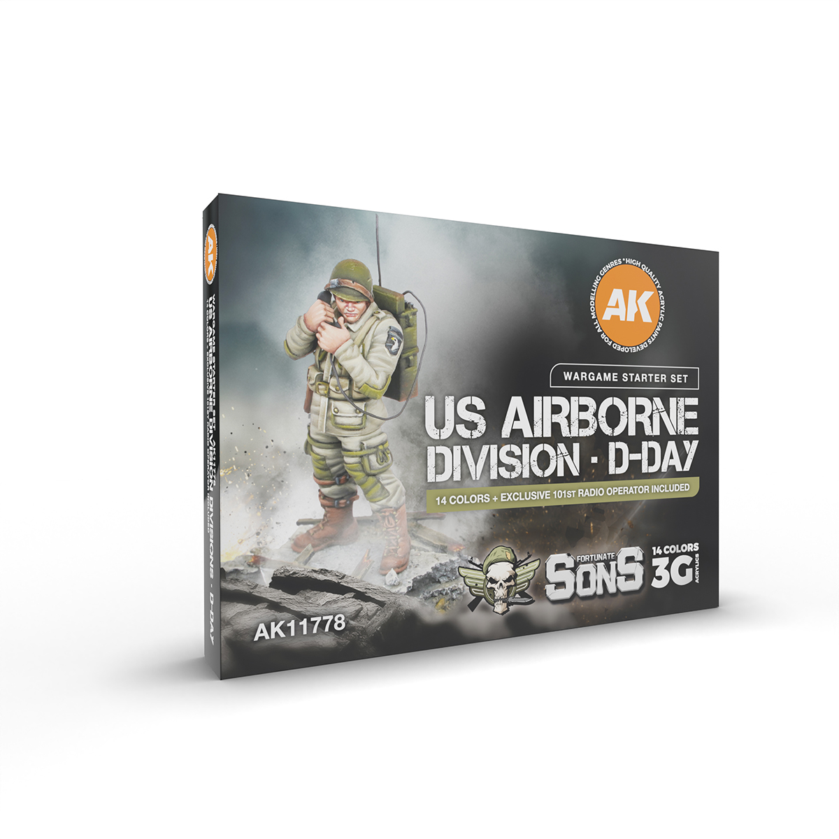 AK Interactive 3rd Generation US Airborne Division D-Day Military ...