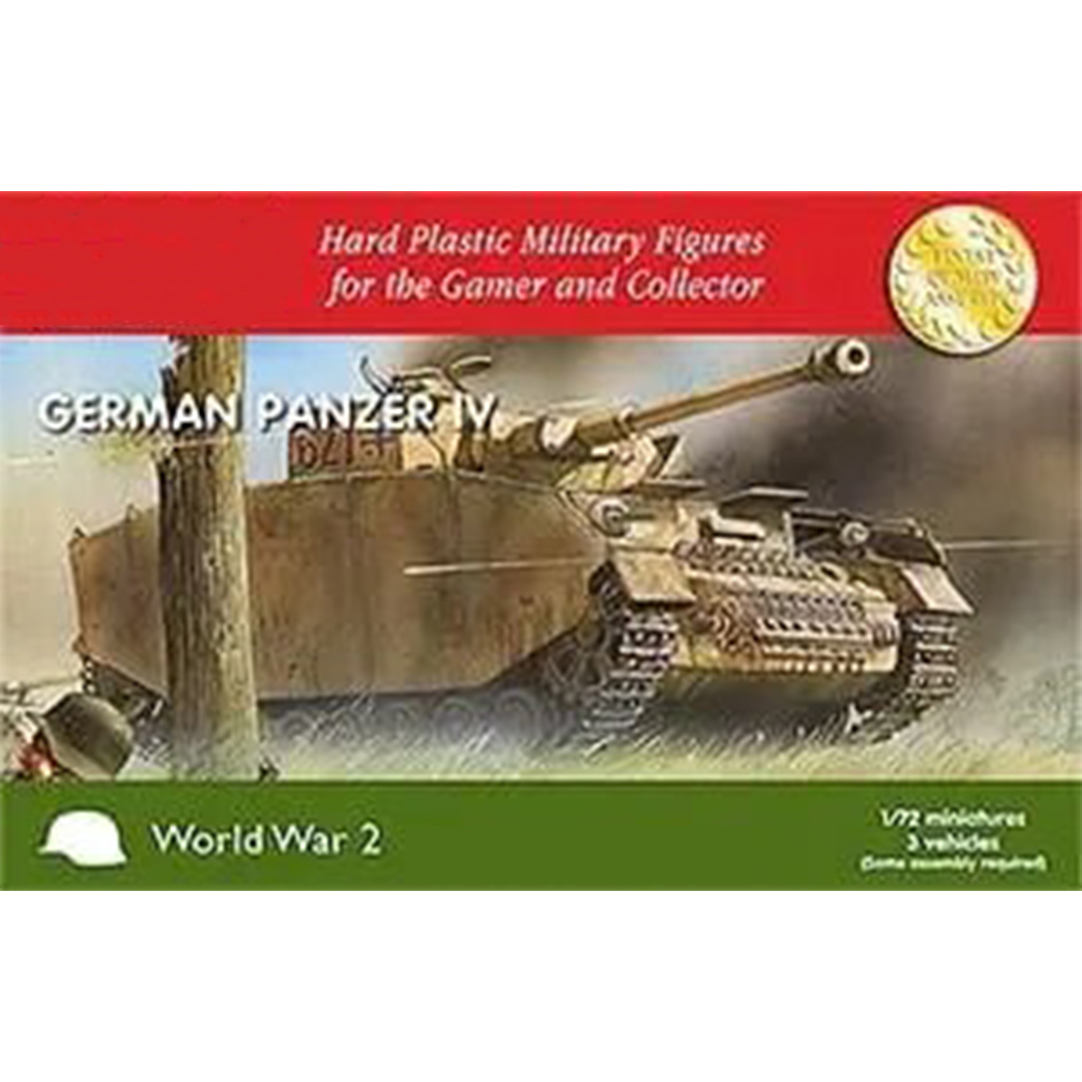 Plastic Soldier Company Easy Assembly German Panzer IV Set of 3 ...