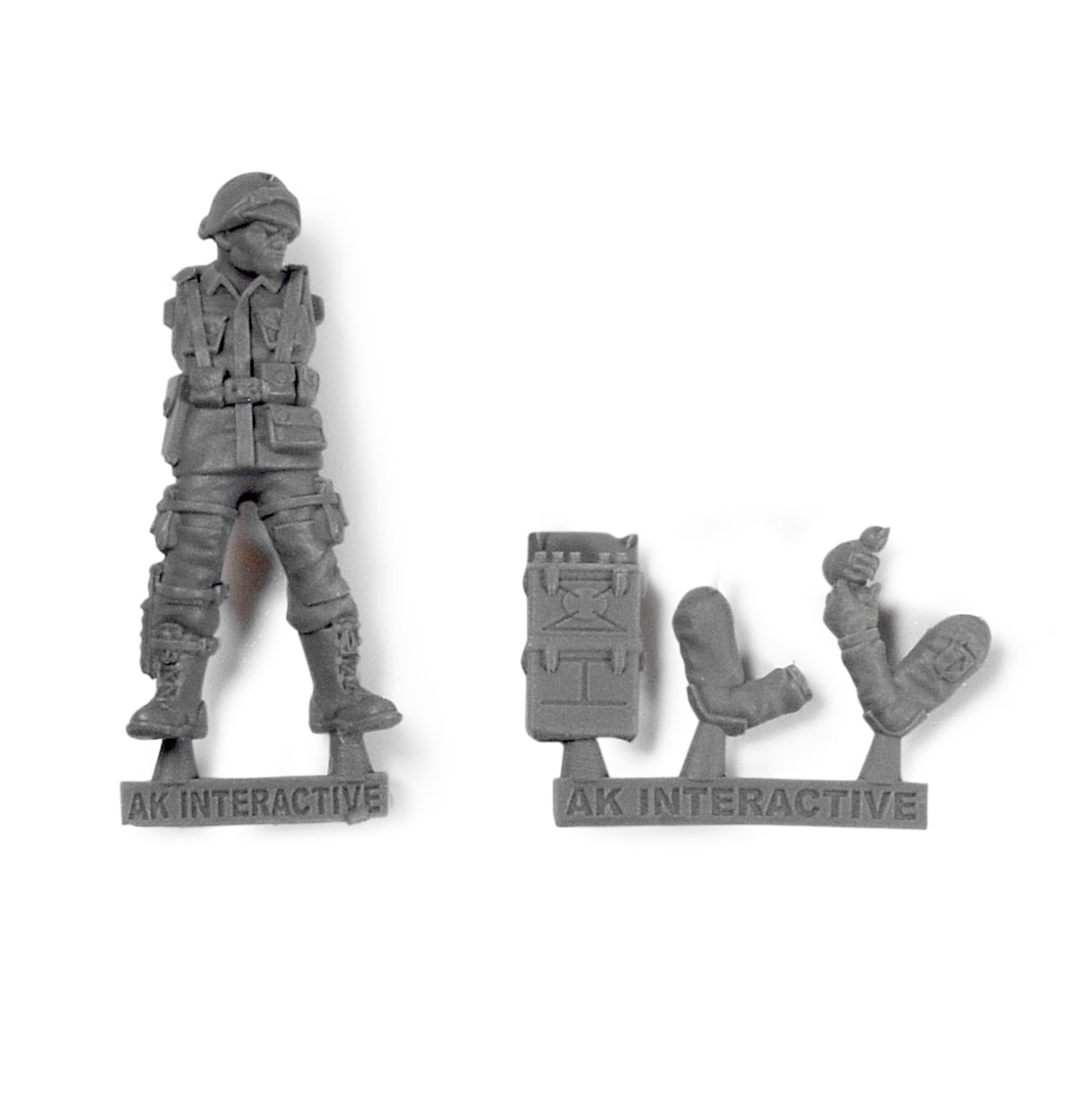 AK Interactive 3rd Generation US Airborne Division D-Day Military Miniature Starter Set of 14 ...