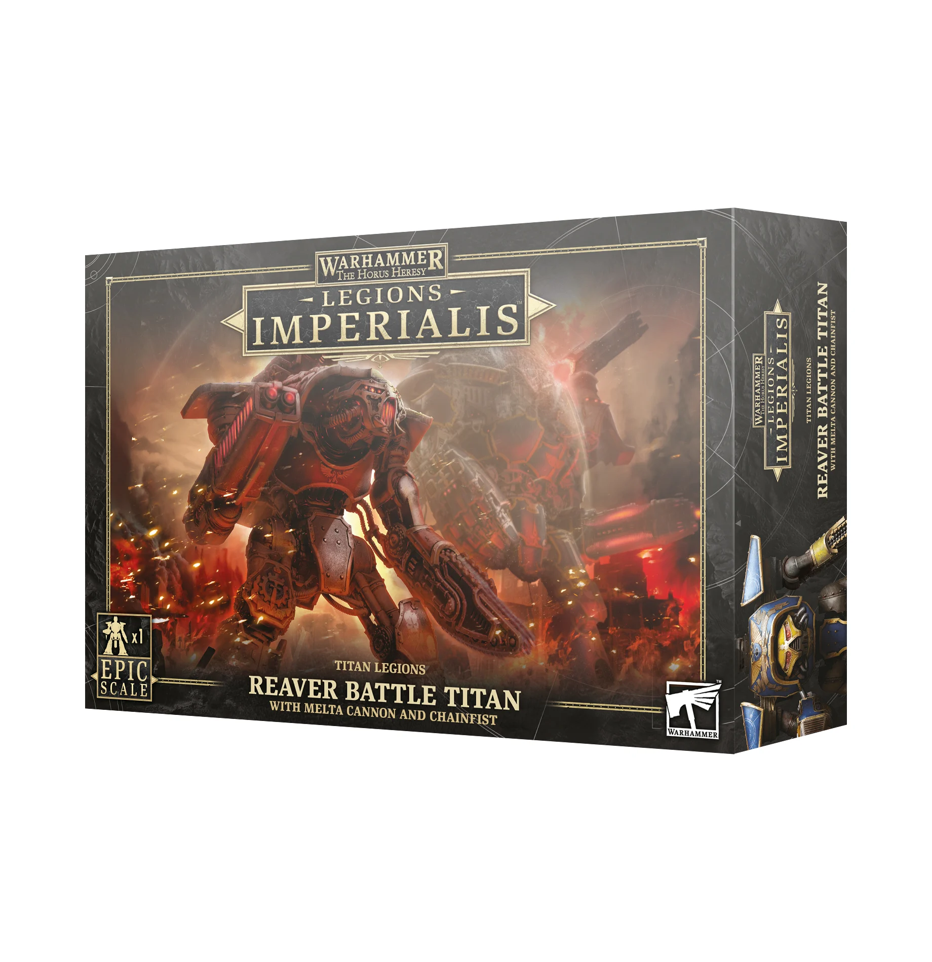 Legions Imperialis Titans Legions Reaver Battle Titan with Cannon and ...