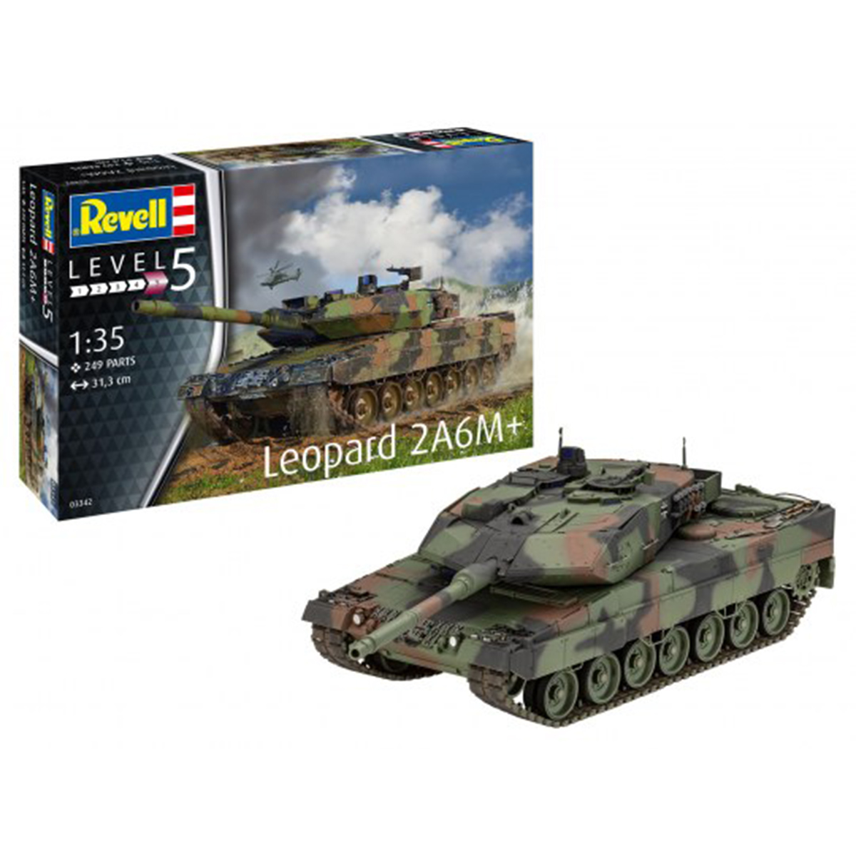 Revell Leopard 2A6M+ 1/35 Scale RVG 03342 • Canada's largest selection ...