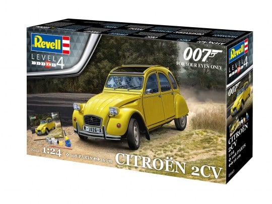 Revell James Bond Citroen 2CV Gift Set 1/24 Scale RVG 05663 • Canada's ...