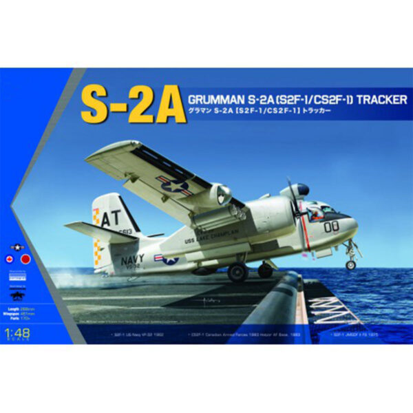 Kinetic Models Grumman S-2A S2F-1/CS2F-1 Tracker 1/48 Scale K48039 ...