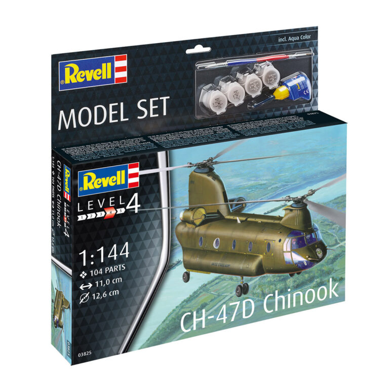 Revell CH-47D Chinook 1/144 Scale 63825 Model Set • Canada's largest ...