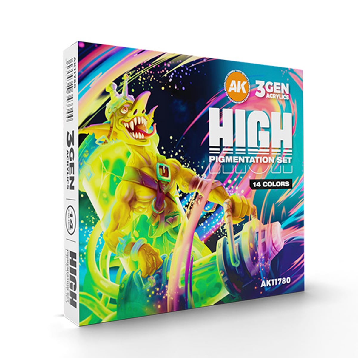AK Interactive Acrylic 3rd Gen High Pigmentation Paint Set of 14 11780 ...