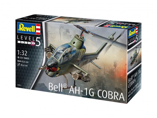 Revell Bell AH-1G Cobra Helicopter 1/32 Scale 03821 • Canada's largest ...
