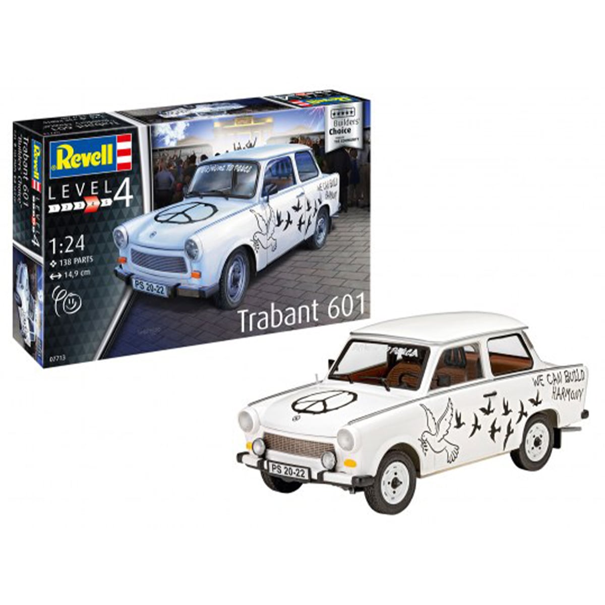 Revell Trabant 601 Builders Choice 1/24 Scale 07713 • Canada's largest selection of model paints ...