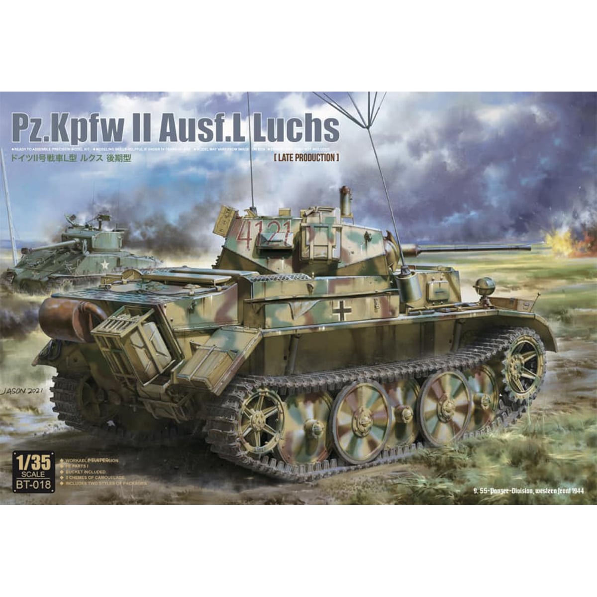 Border Model Pz.Kpfw II Ausf.L Luchs Late Production 1/35 Scale BT-018 ...