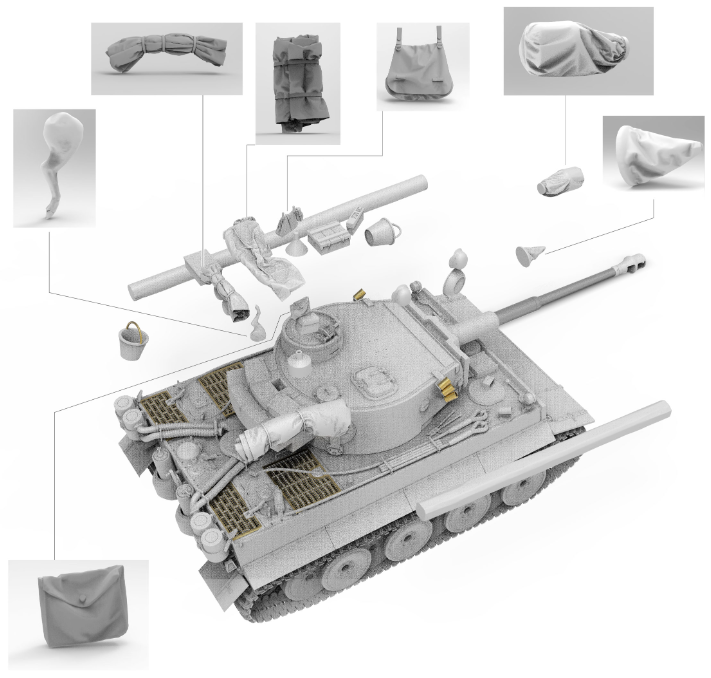 Border Model Tiger I Early Production Sd.Kfz181 Pz.Kpfw.VI Ausf.E Kursk ...
