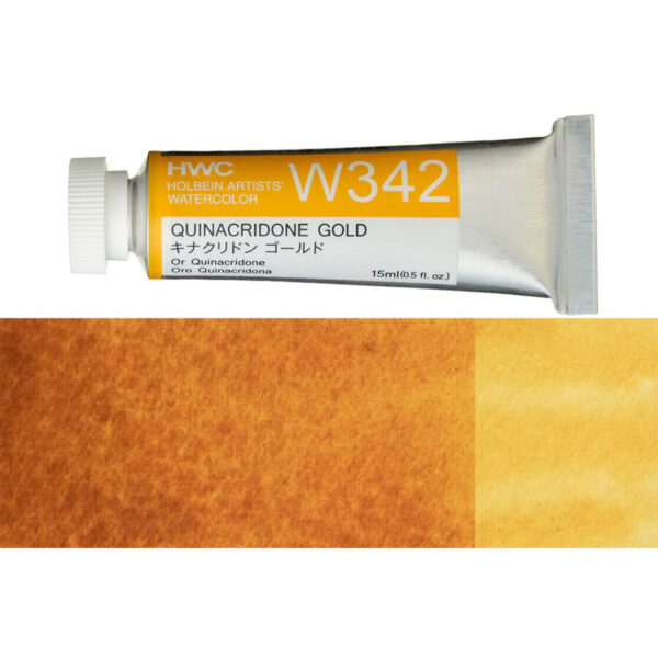 Holbein Artist Watercolour Quinacridone Gold 15ml W342C • Canada's ...