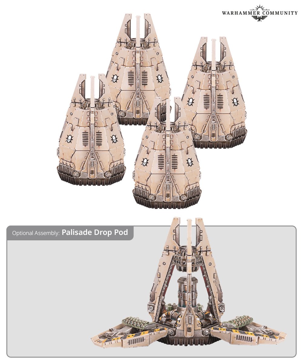 Legions Imperialis Legiones Astartes Dreadnought Drop Pods 03-09 ...