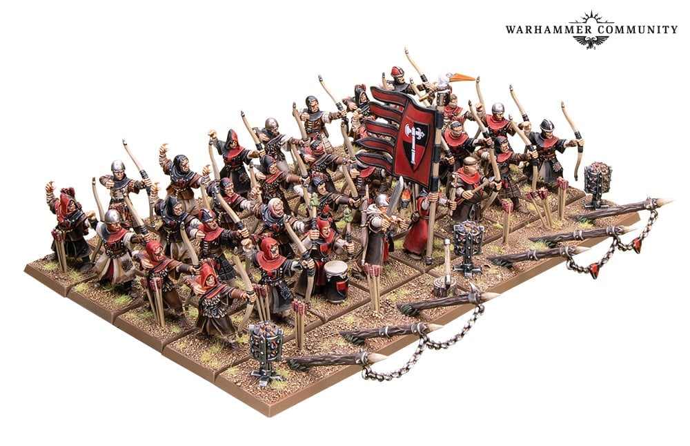 Kingdom of Bretonnia Peasant Bowmen 06-13 The Old World Warhammer ...