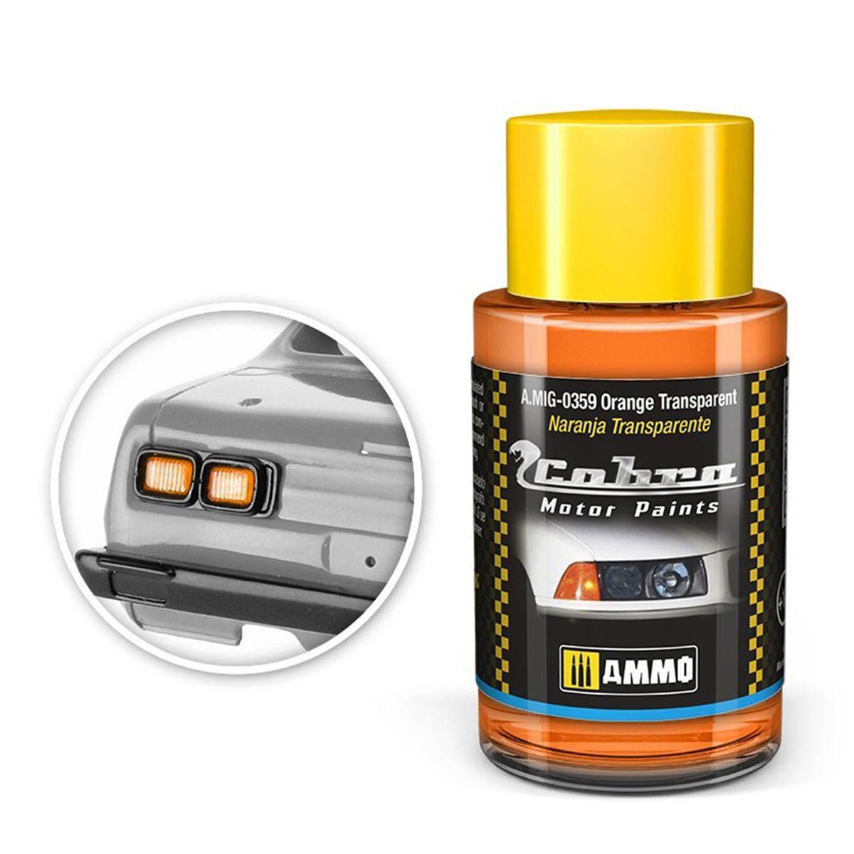 Ammo by Mig Cobra Motor Orange transparent Acrylic Paint AMIG0359 ...