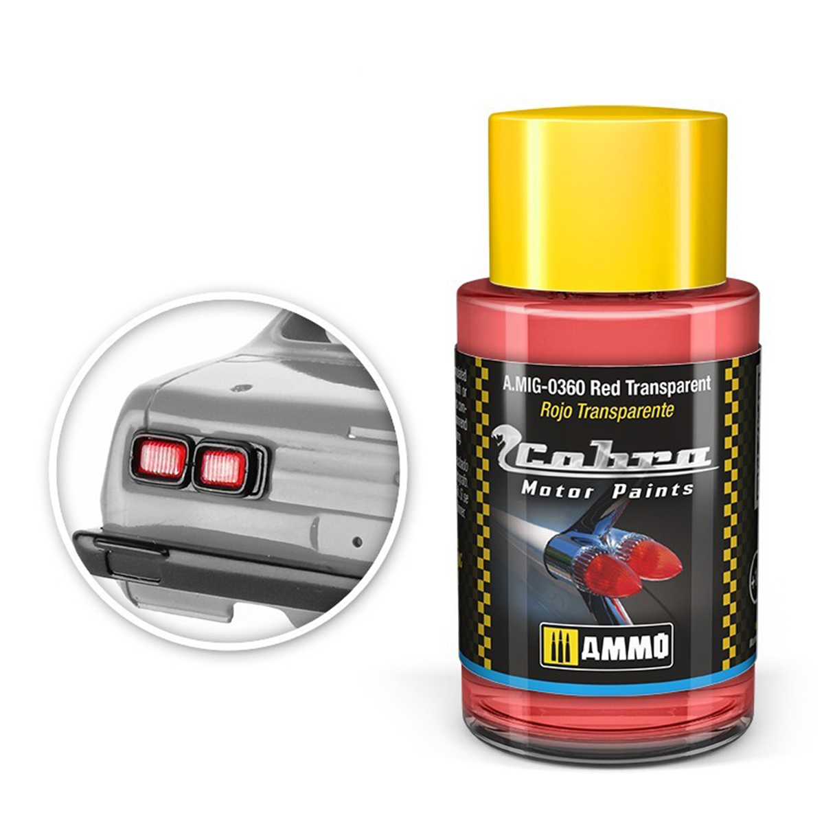 Ammo by Mig Cobra Motor Red Transparent Acrylic Paint AMIG0360 Spring ...