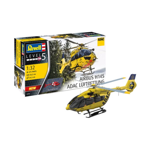 Revell Airbus H145 ADAC Luftrettung Helicopter 1/32 Scale 04969 ...