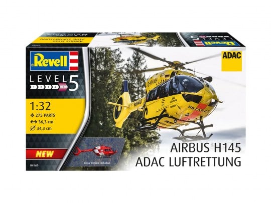 Revell Airbus H145 ADAC Luftrettung Helicopter 1/32 Scale 04969 ...