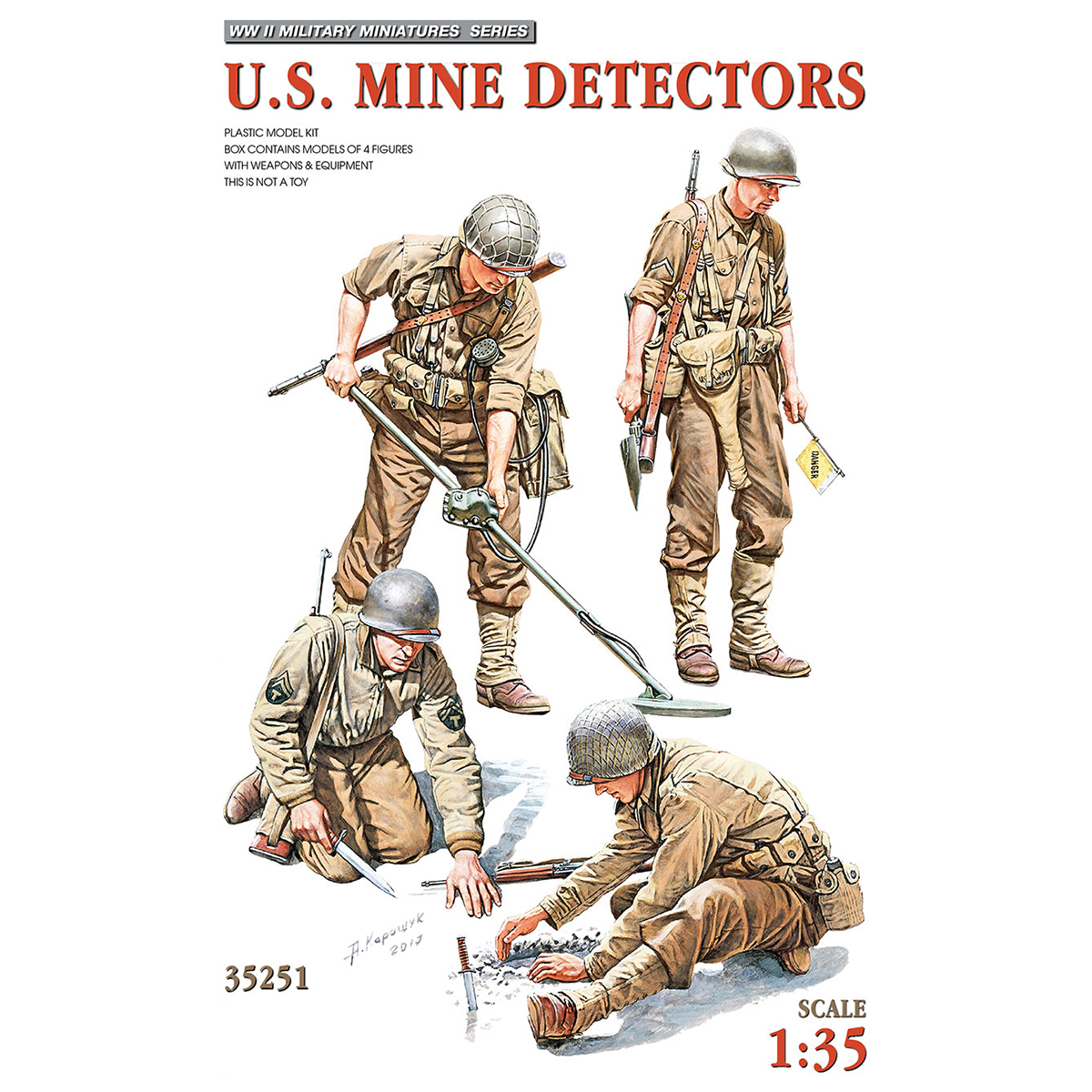 Miniart US Mine Detectors 1/35 Scale 35251 • Canada's largest selection ...