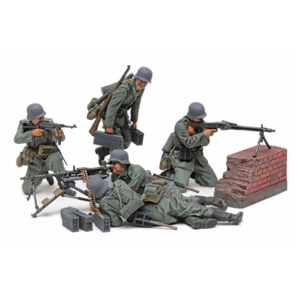 Tamiya German Machine Gun Team Mid-WWII 1/35 Scale 35386 • Canada's ...
