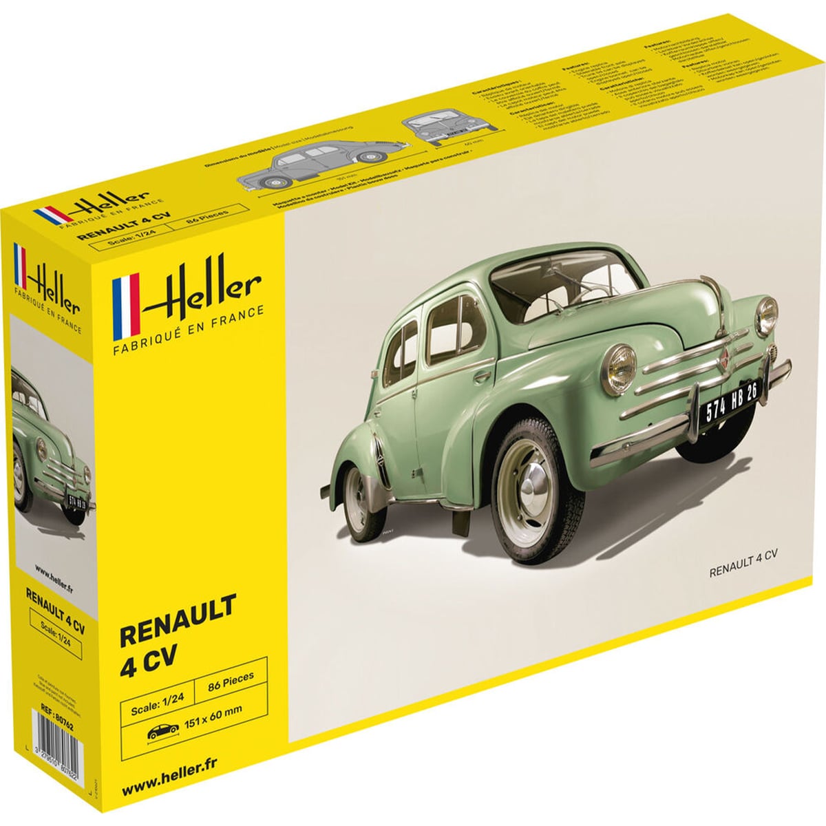Heller Renault 4 CV 1/24 Scale 80762 • Canada's largest selection of ...