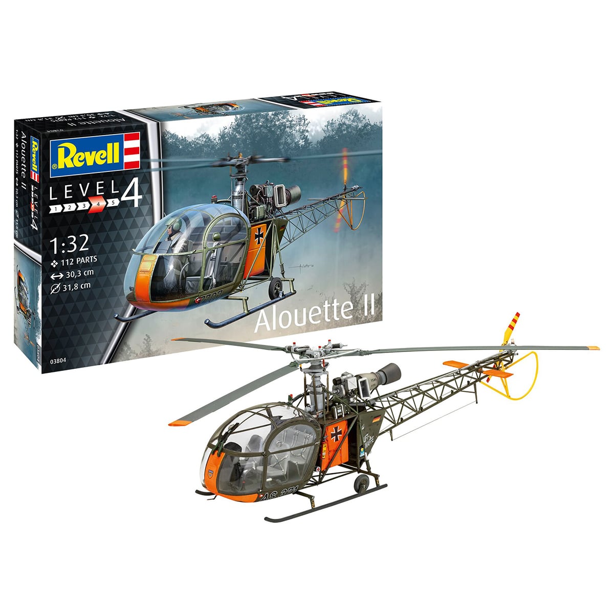 Revell Alouette II Helicopter Aerospatiale 1/32 Scale 03804 • Canada's ...