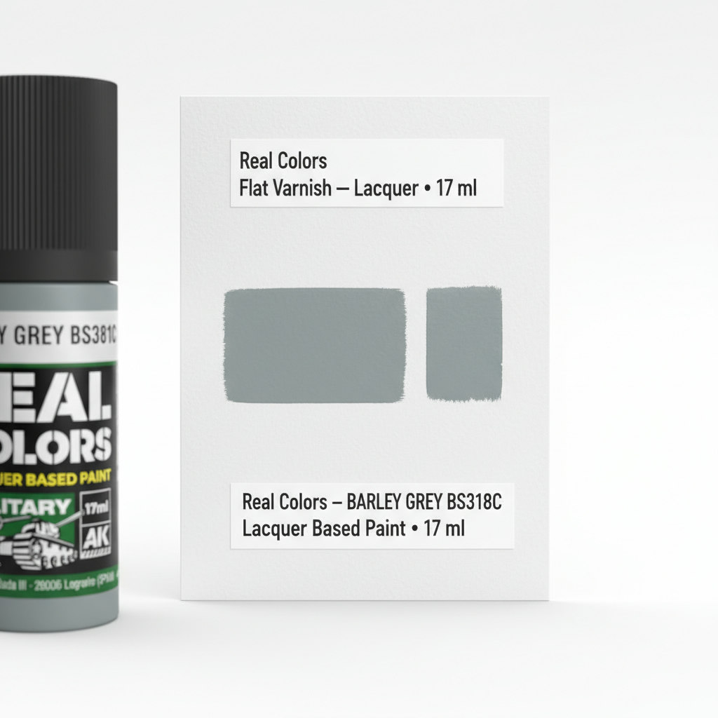 AK Interactive Real Colors Military RAF Barley Grey BS381C/626 17ml ...