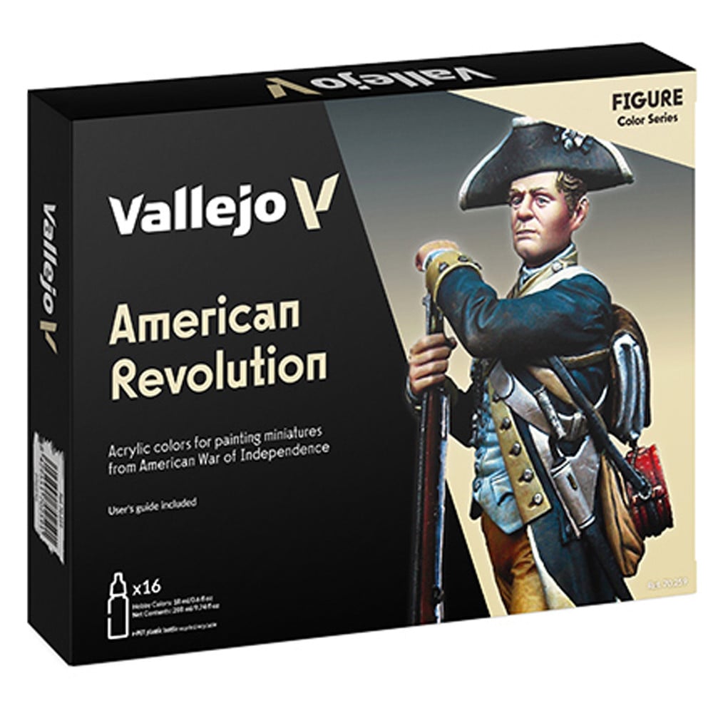Vallejo Model Color American Revolution Figure Paint Set of 16 70259 ...