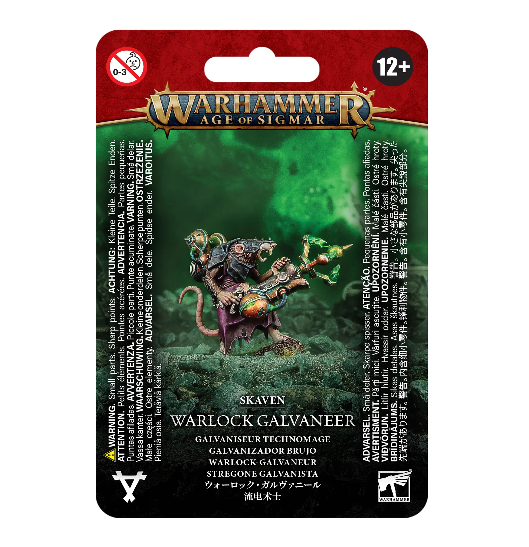 Spearhead Skaven Warlock Galvaneer 90-51 Age of Sigmar Warhammer ...