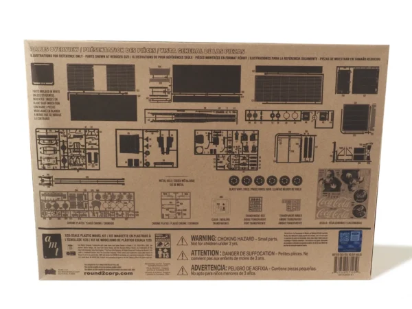 AMT Ford C600 City Delivery Truck Holiday Hauler Coca-Cola 1/25 Scale ...