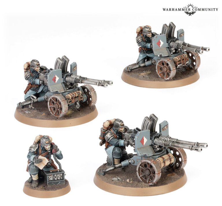 Astra Militarium Krieg Heavy Weapons Squad 47-73 Warhammer 40000 ...