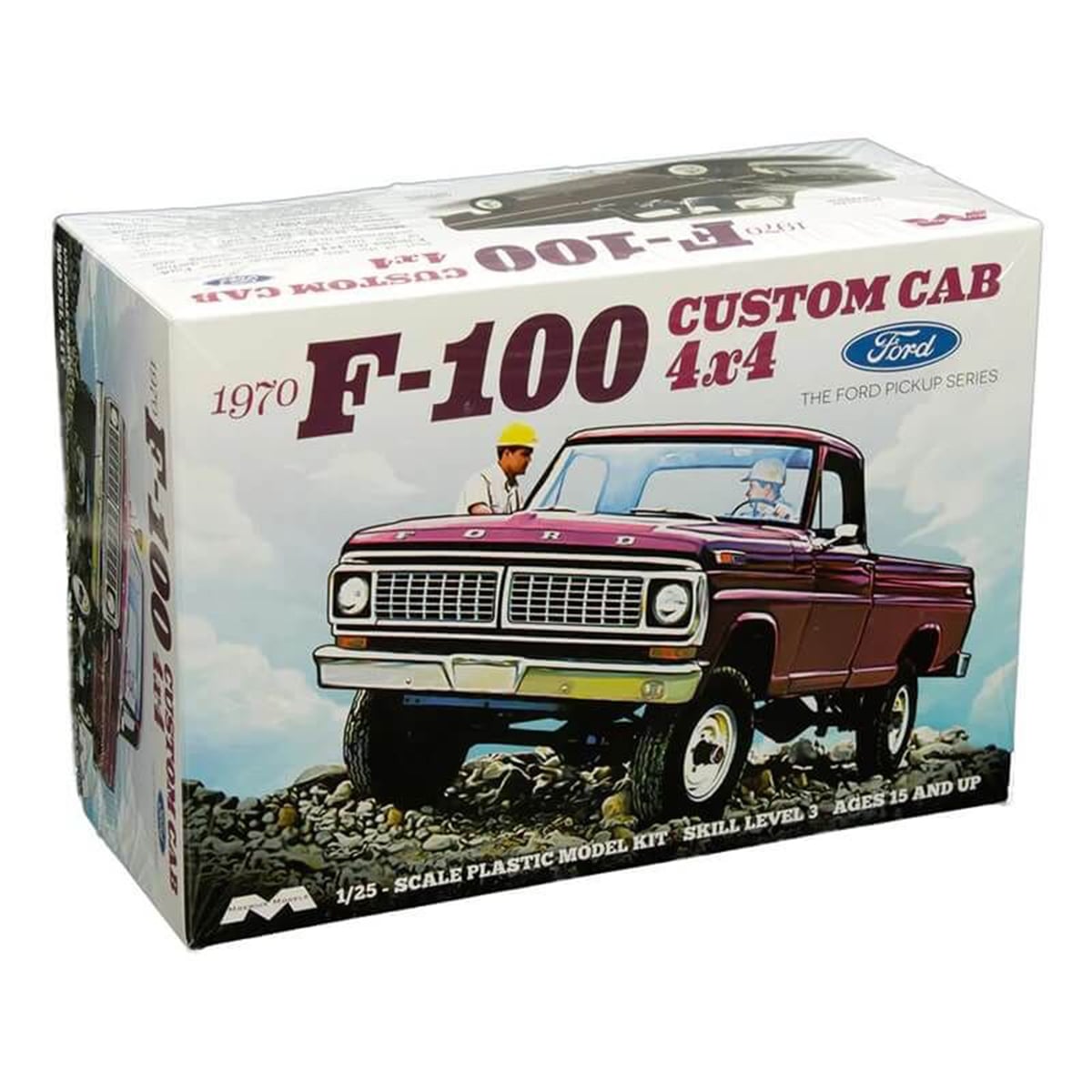 Moebius Models 1970 Ford F-100 Custom Cab 4x4 1/25 Scale 1230 • Canada ...