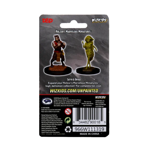 Wizkids D and D Nolzurs Marvelous Unpainted Miniatures Wave 11 Satyr ...