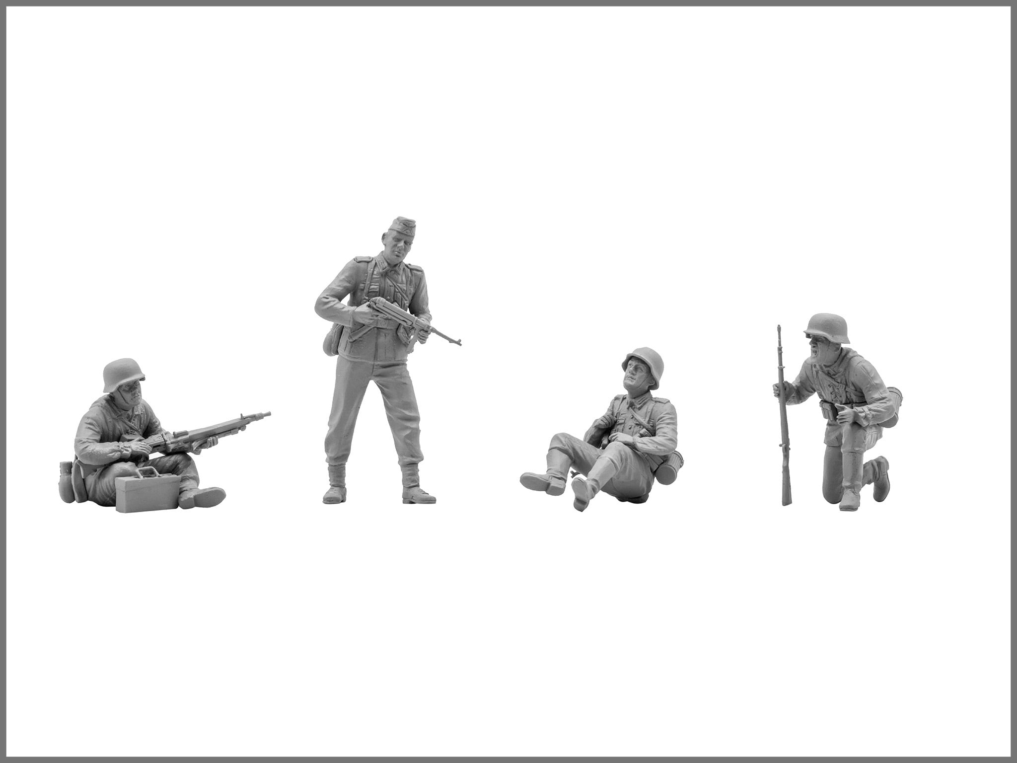 ICM German Tank Riders 1942-1945 with 4 Figures 1/35 Scale 35634 ...