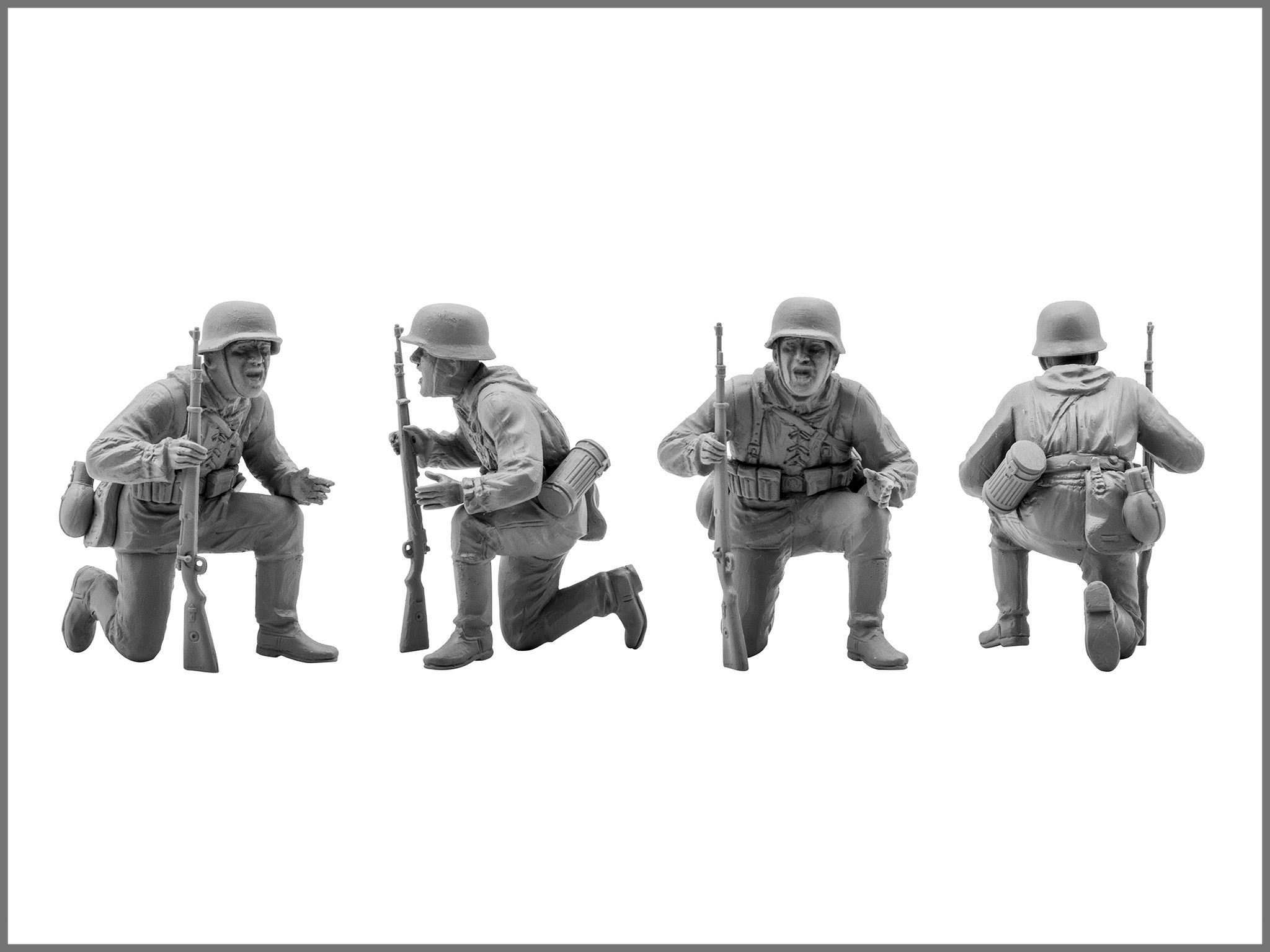 ICM German Tank Riders 1942-1945 with 4 Figures 1/35 Scale 35634 ...