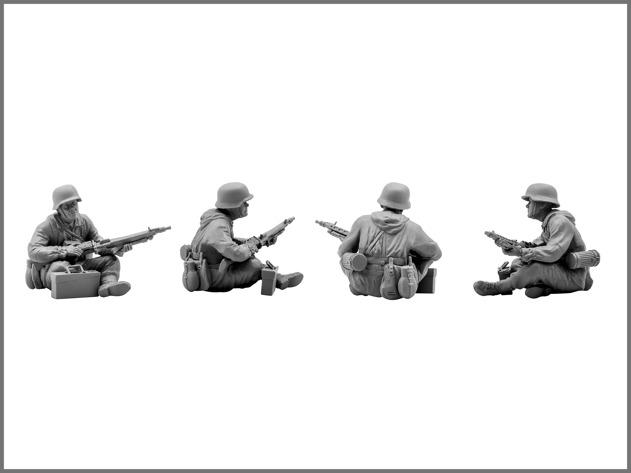 ICM German Tank Riders 1942-1945 with 4 Figures 1/35 Scale 35634 ...